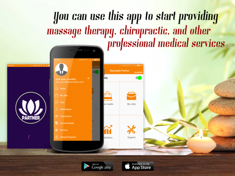 Massage It Android App - TechValens